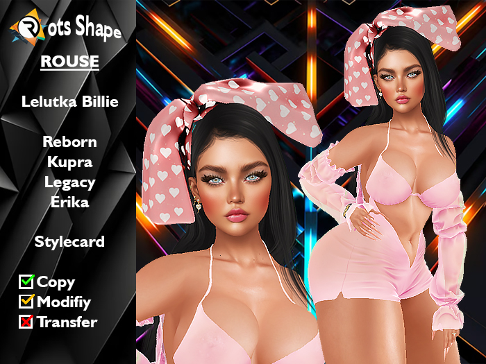 Second Life Marketplace - Rouse - Billie Shape - Lelutka Billie evox - Rots Shape